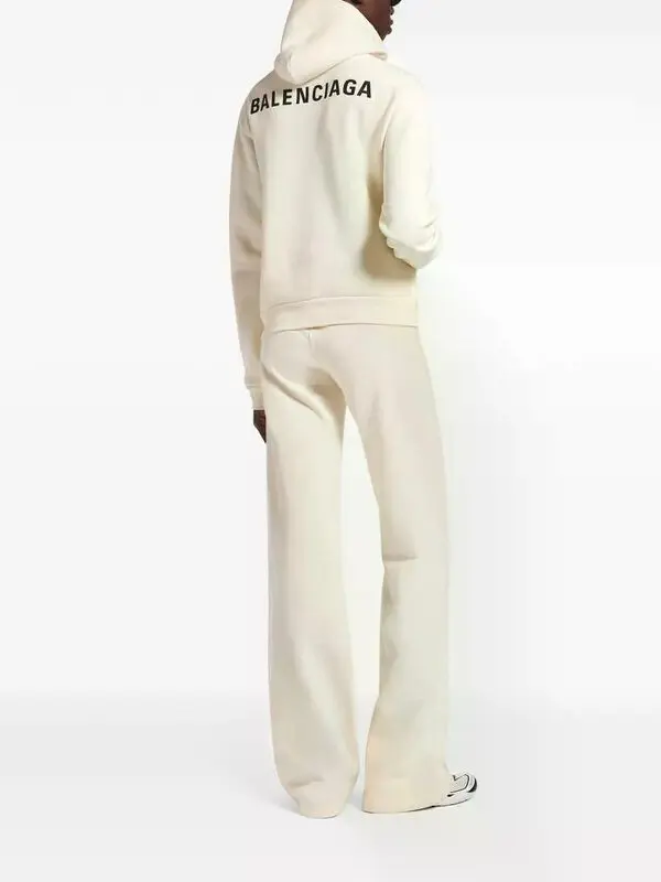 Balenciaga Logo-embroidered Flared Track Pants