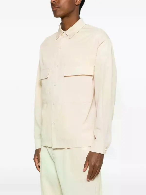 Imperial Flap-pocket Shirt Jacket - Neutrals