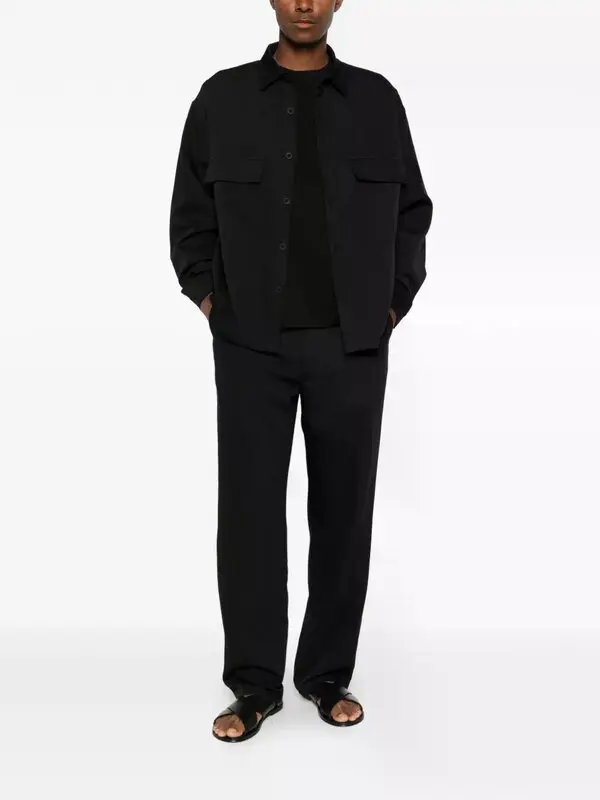 Imperial Pleated Trousers - Black