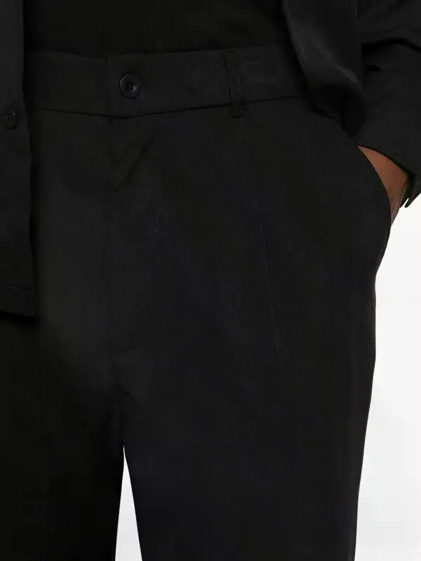 Imperial Pleated Trousers - Black