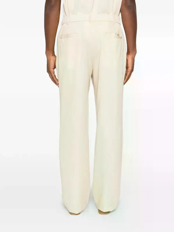Imperial Pleated Straight Trousers