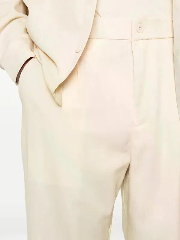 Imperial Pleated Straight Trousers