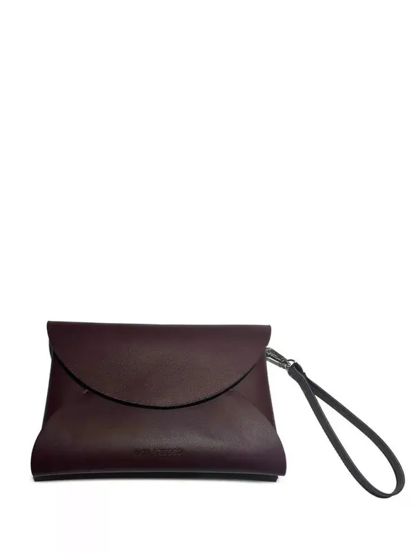 KATA SZEGEDI Lara Nappa Leather Clutch