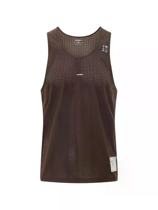 Satisfy Space-o Perforated Singlet - Brown