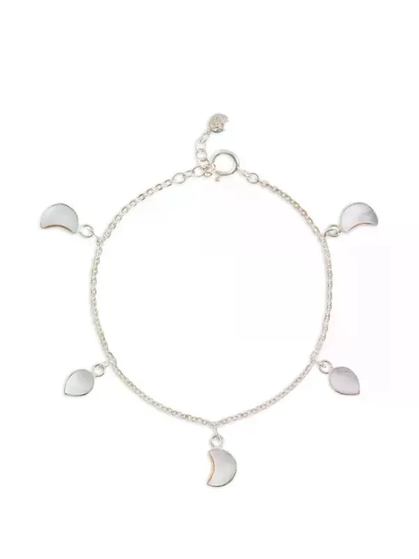 FREYA ROSE Moon Charm Bracelet - Silver