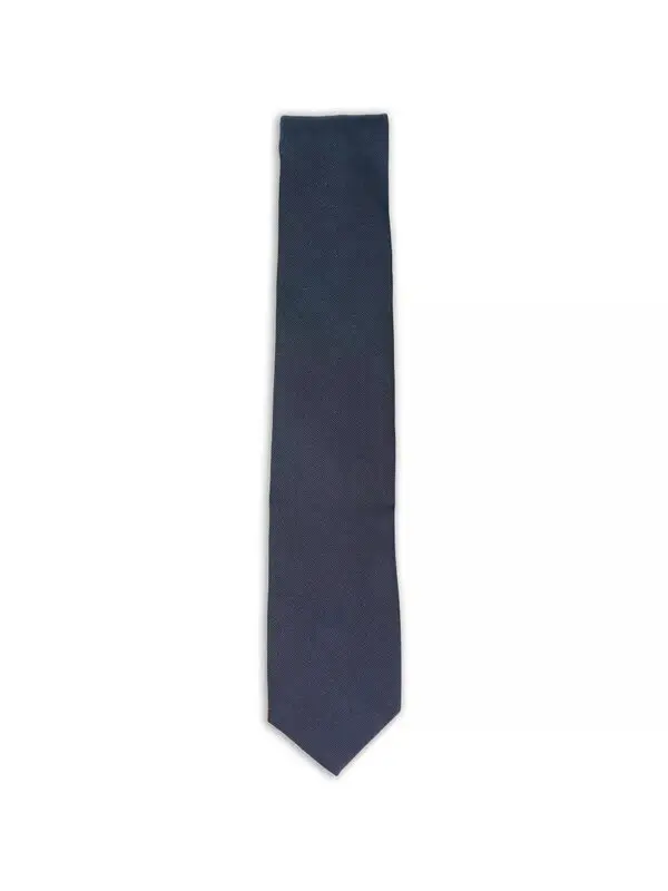 BARBA NAPOLI Twill Necktie - Blue