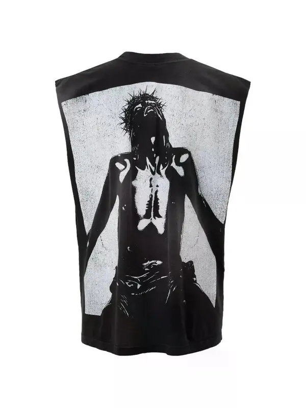 HELLSTAR Graphic-print Sleeveless Top