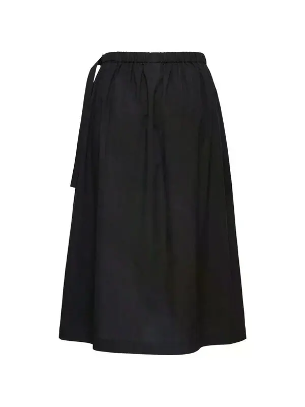 Pinko Midi Skirt With Slit And Texan Buckle Detail