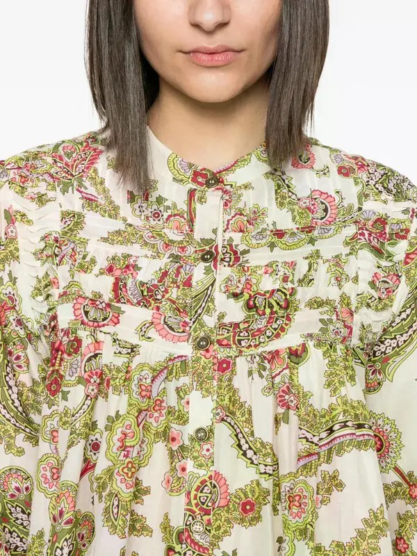 PHILIPPA 1970 Oriana Paisley-print Shirt