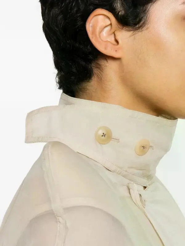 Rick Owens Maria Trench Coat - Neutrals