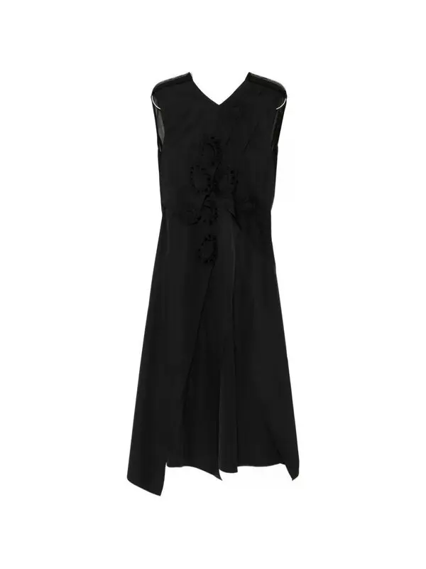 LITKOVSKA Embroidered Layered Maxi Dress - Black