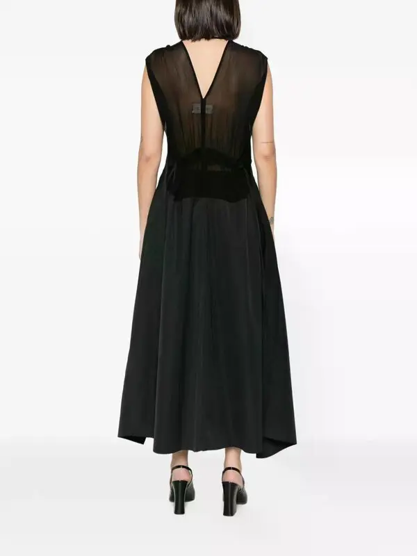 LITKOVSKA Embroidered Layered Maxi Dress