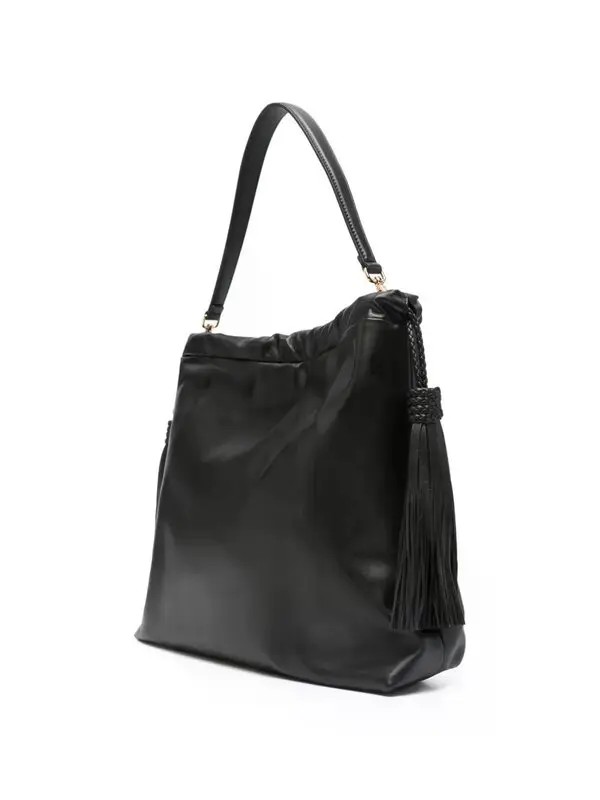 Etro Large Leather Kalispera Bag With Tassels