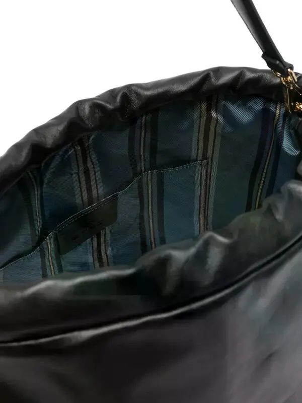 Etro Large Leather Kalispera Bag With Tassels