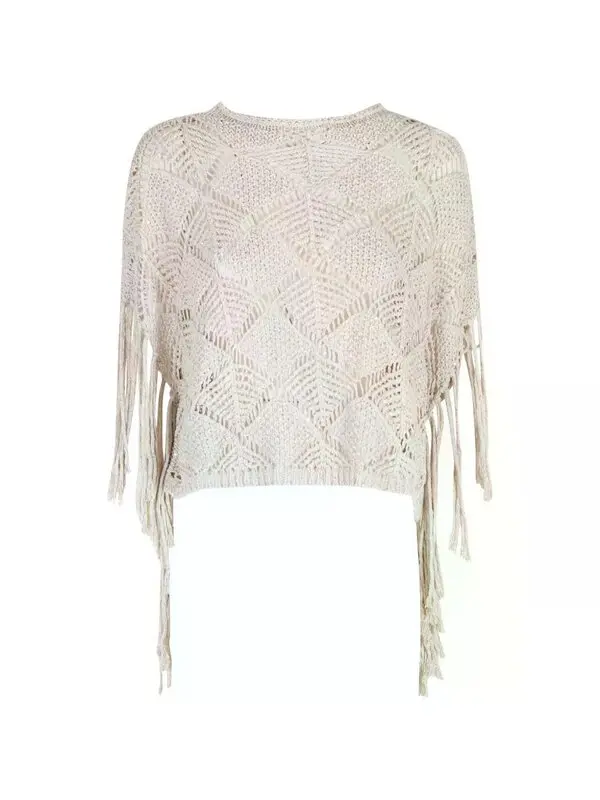 Antonelli Firenze Brionia Fringed Sweater