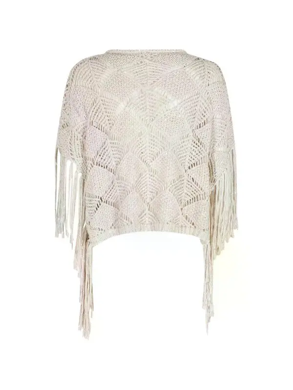 Antonelli Firenze Brionia Fringed Sweater