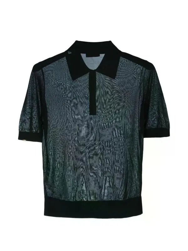 Elisabetta Franchi Knitted Top With Buttons