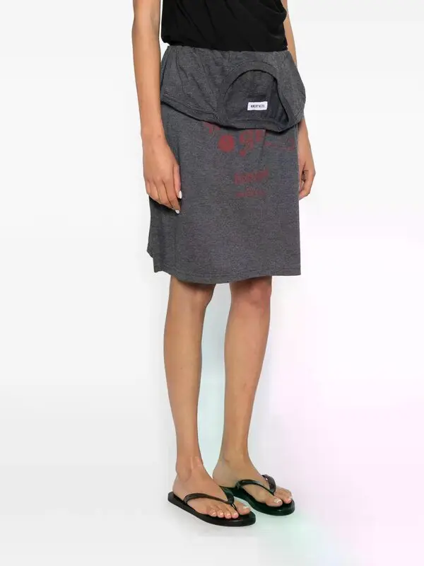 FAÇON JACMIN Mini Skirt With Elasticated Waistband
