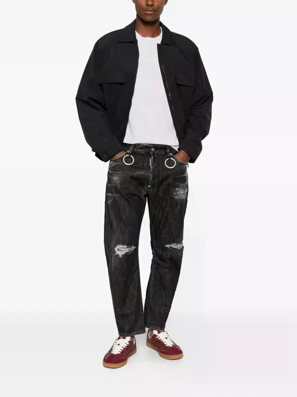 Dsquared2 Distressed Ring-detail Jeans