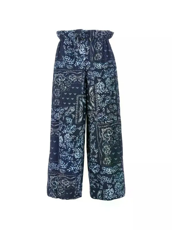 Emporio Armani Floral-print Trousers