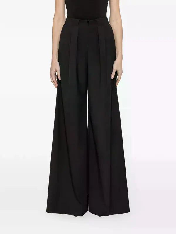 NISSA Pleated Wide-leg Trousers