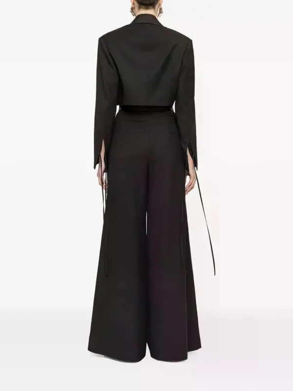 NISSA Pleated Wide-leg Trousers
