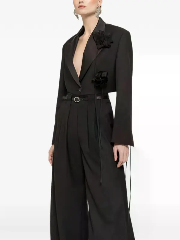 NISSA Pleated Wide-leg Trousers
