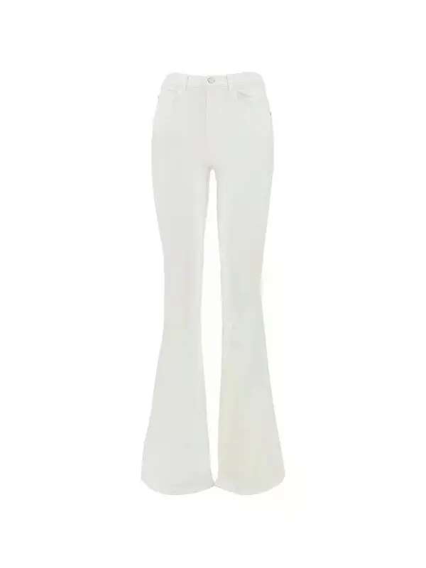 Emporio Armani Slim-fit Flared Jeans - White