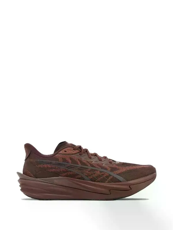 PUMA Mesh-panelled Sneakers - Brown