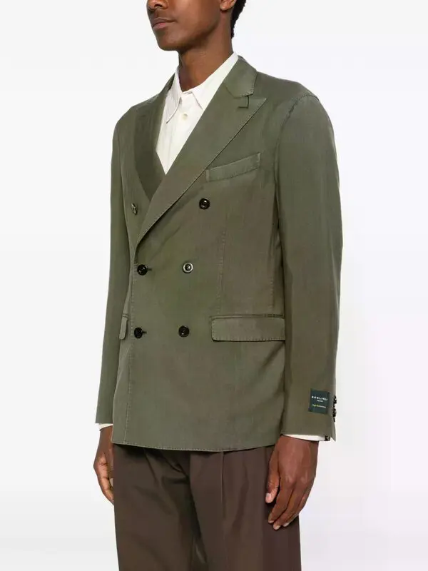 Boglioli Double-breasted Jacket - Green