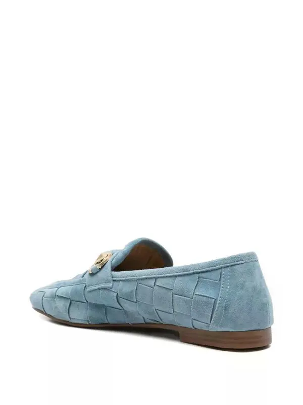 SERGIO MORETTI FIRENZE Woven Horsebit Loafers