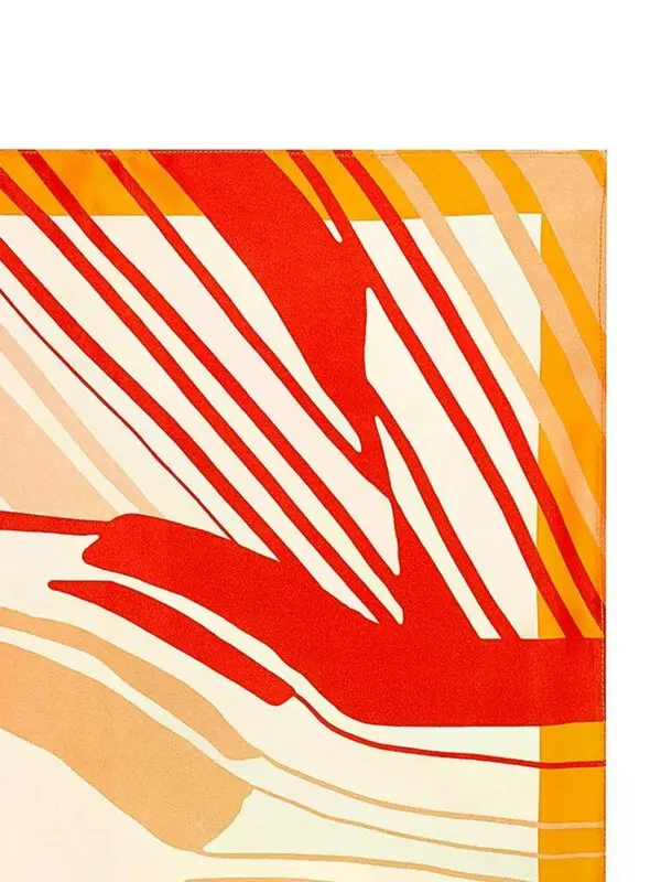 Raquel Diniz Abstract Foulard Scarf - Neutrals