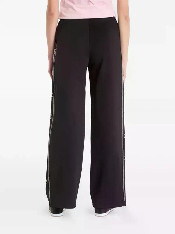 Guess Logo-embellished Track Pants - Black