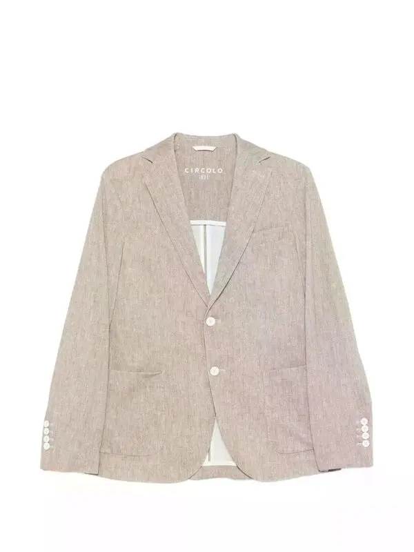CIRCOLO 1901 Single-breasted Blazer - Neutrals