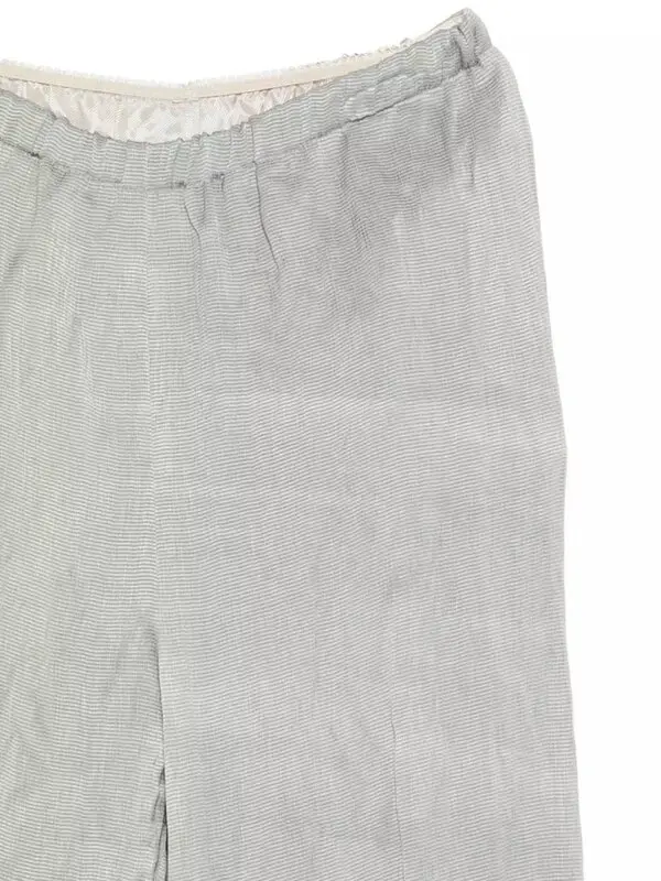 ALYSI Striped Wide Leg Trousers