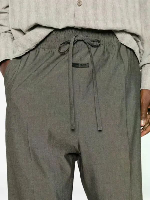 Fear Of God Drawstring Wide-leg Trousers - Grey