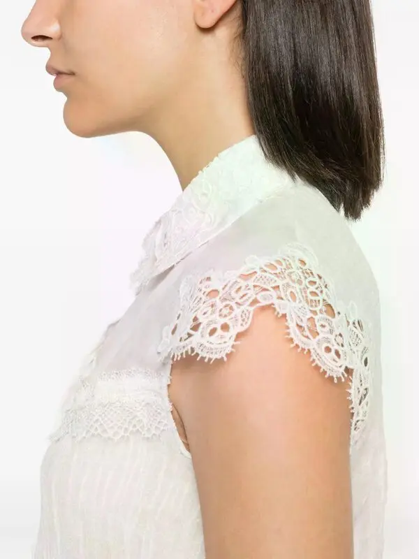 Ermanno Scervino Lace-trim Blouse