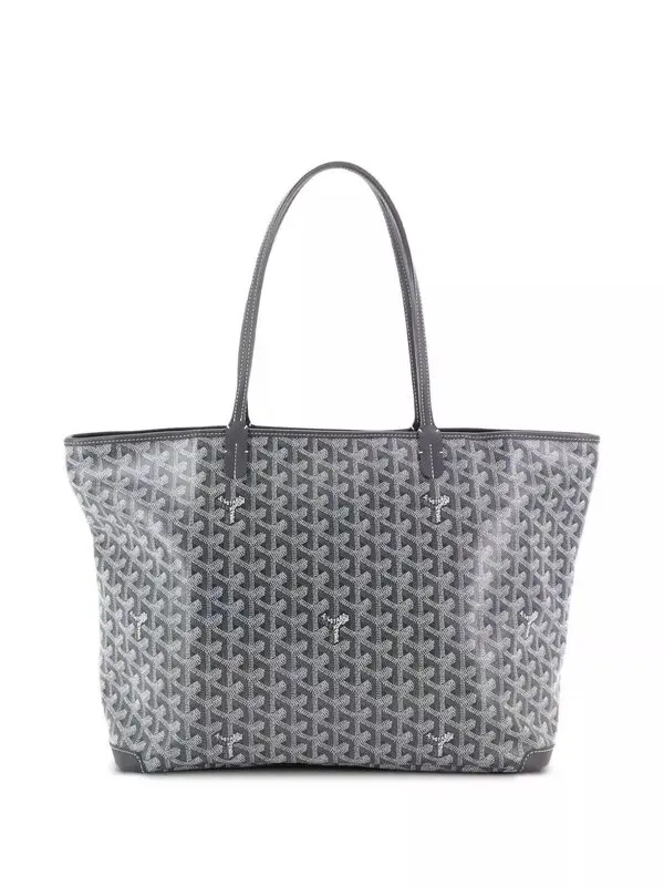 Goyard Artois Mm Tote Coated Canvas Shoulder Bag - Grey
