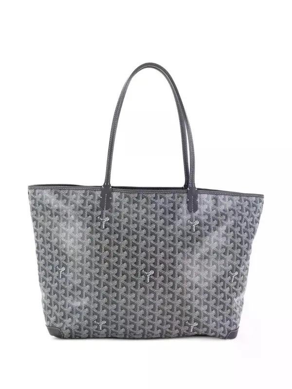 Goyard Artois Mm Tote Coated Canvas Shoulder Bag - Grey