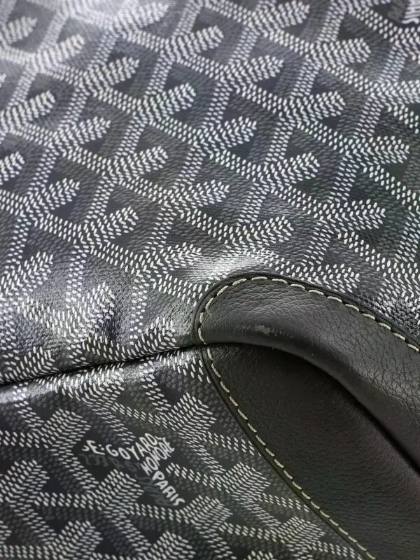 Goyard Artois Mm Tote Coated Canvas Shoulder Bag - Grey