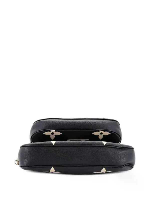 LOUIS VUITTON Multi Pochette Accessoires Bicolor Monogram Empreinte Giant - Black