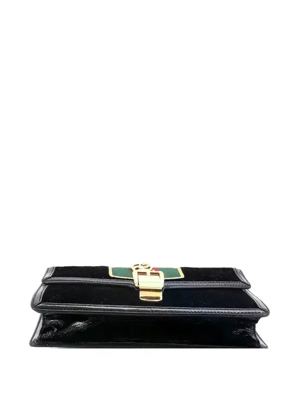 Gucci Sylvie Shoulder Bag Gg Velvet Small