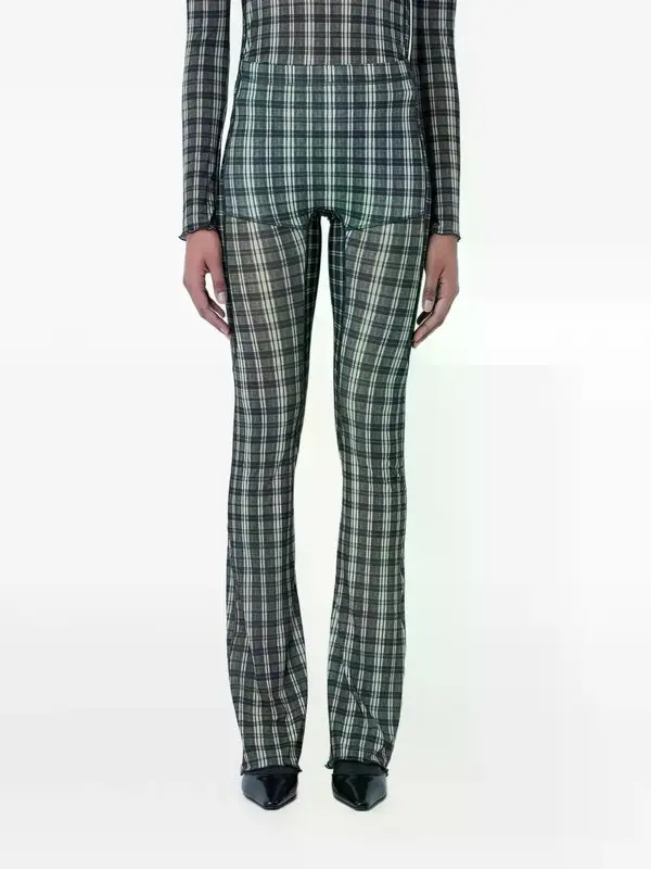 KNWLS Plaid Leggings - Green