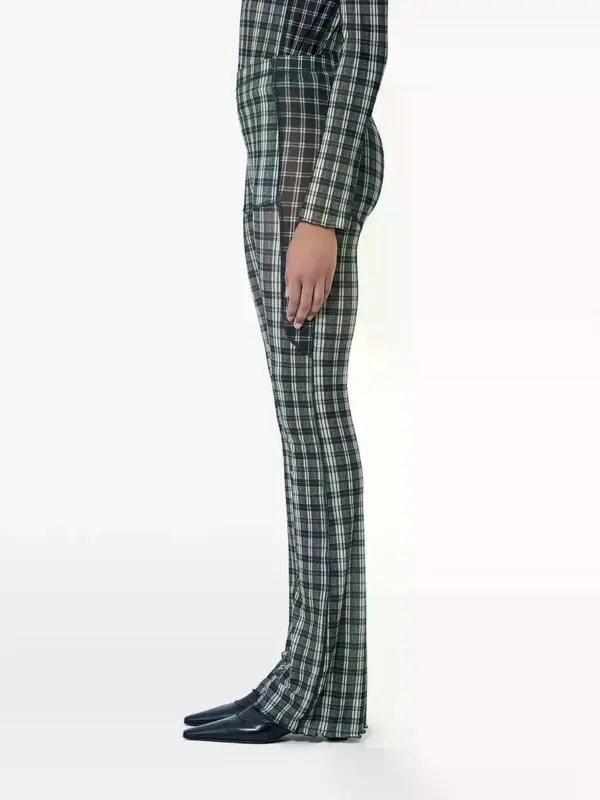 KNWLS Plaid Leggings - Green