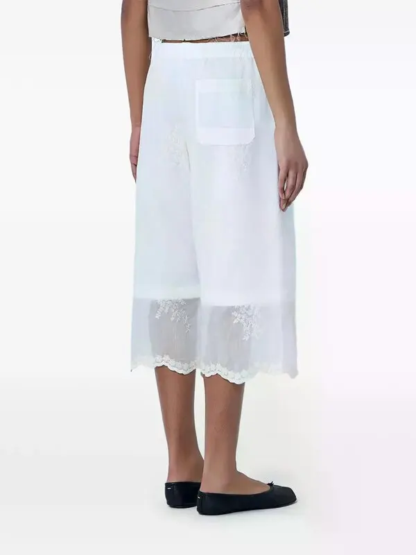 Our Legacy Laced Knee-length Shorts - White