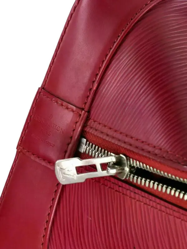 LOUIS VUITTON Alma Handbag Epi Leather Gm Satchel - Red