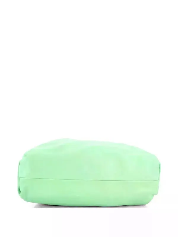 Bottega Veneta The Pouch Leather Teen Clutch Bag - Green