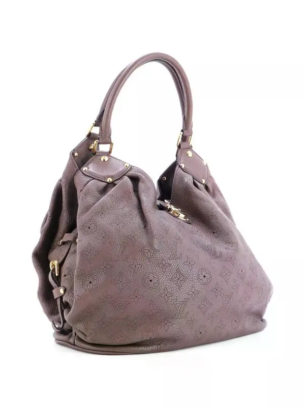 LOUIS VUITTON Mahina Leather Hobo Bag - Brown