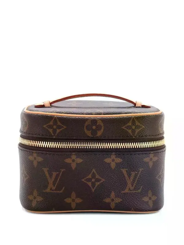 LOUIS VUITTON Monogram Canvas Nano Pouch - Brown