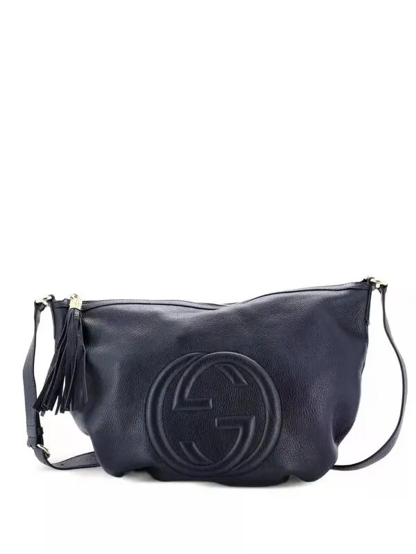 Gucci Soho Leather Messenger Bag - Blue